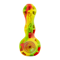 Eyce Spoon: Silicone Pipe w/ Glass Bowl + Lifetime Warranty