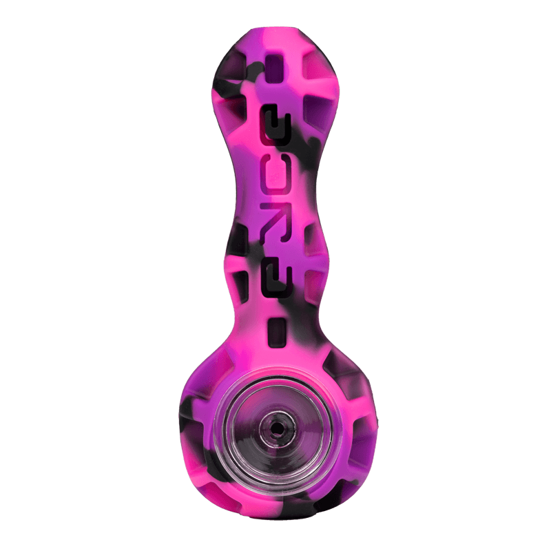 Eyce Spoon - Silicone Spoon Smoking Pipe - Silicone Pipe w/ Glass Bowl ...